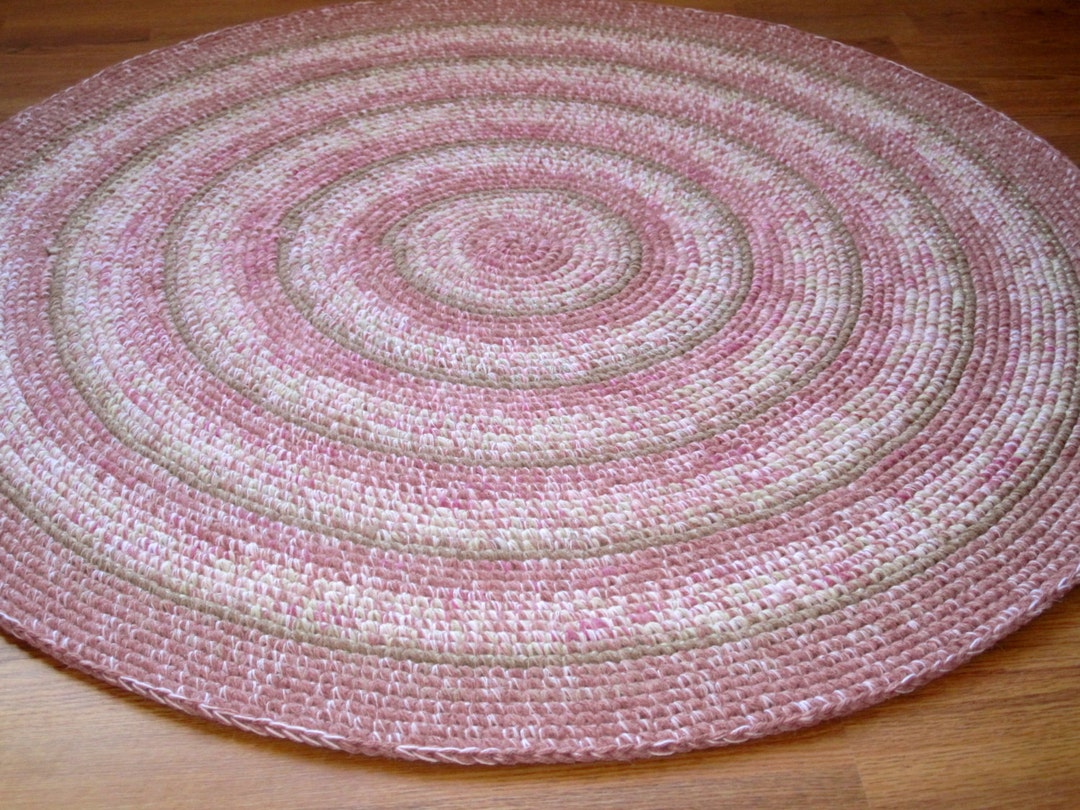 Cute Baby Girl's Rug in Pink Shades, MADE TO ORDER, Choose a Size - Etsy