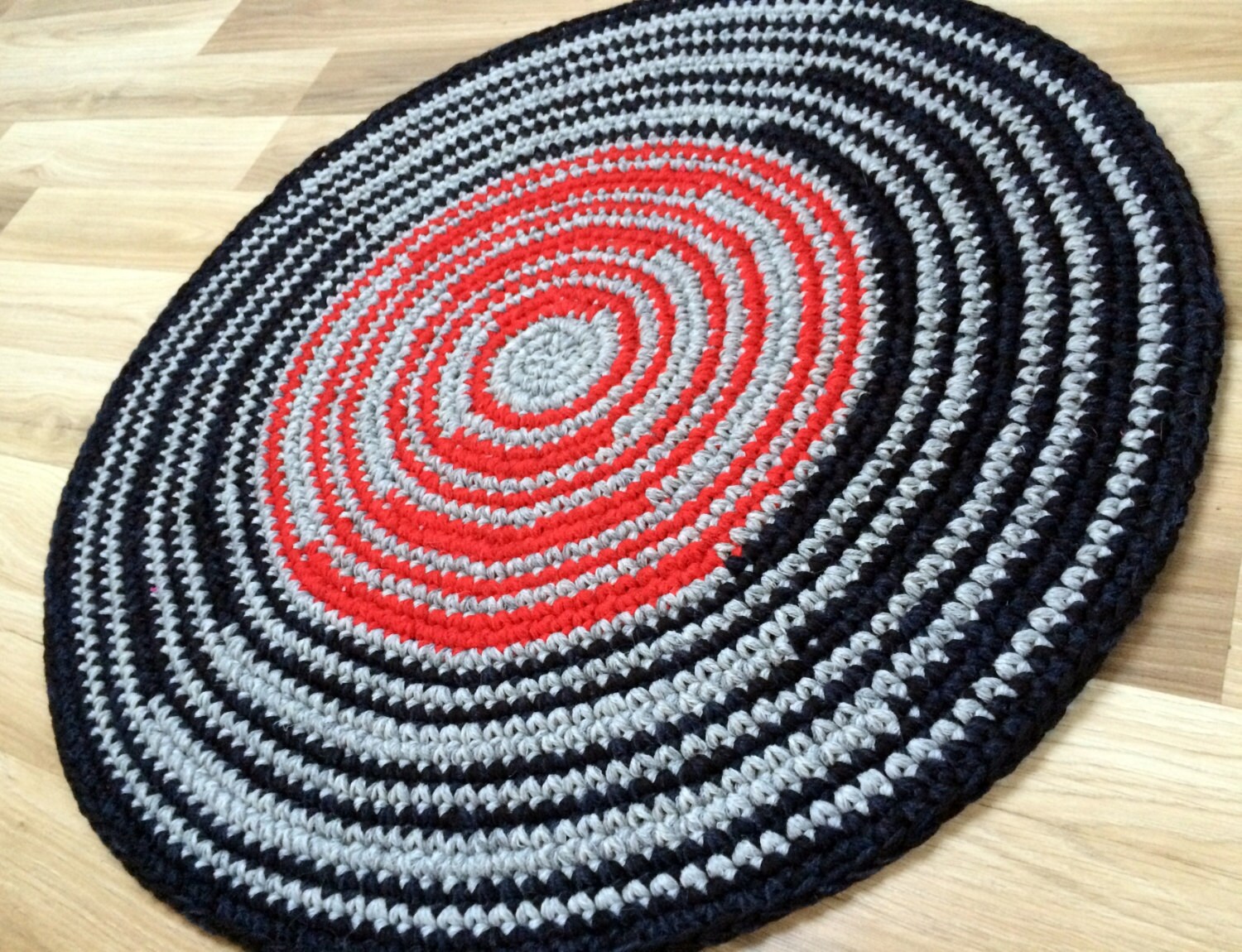 Beautiful NEW DESIGN Hand Crochet Rug With Geometrical | Etsy