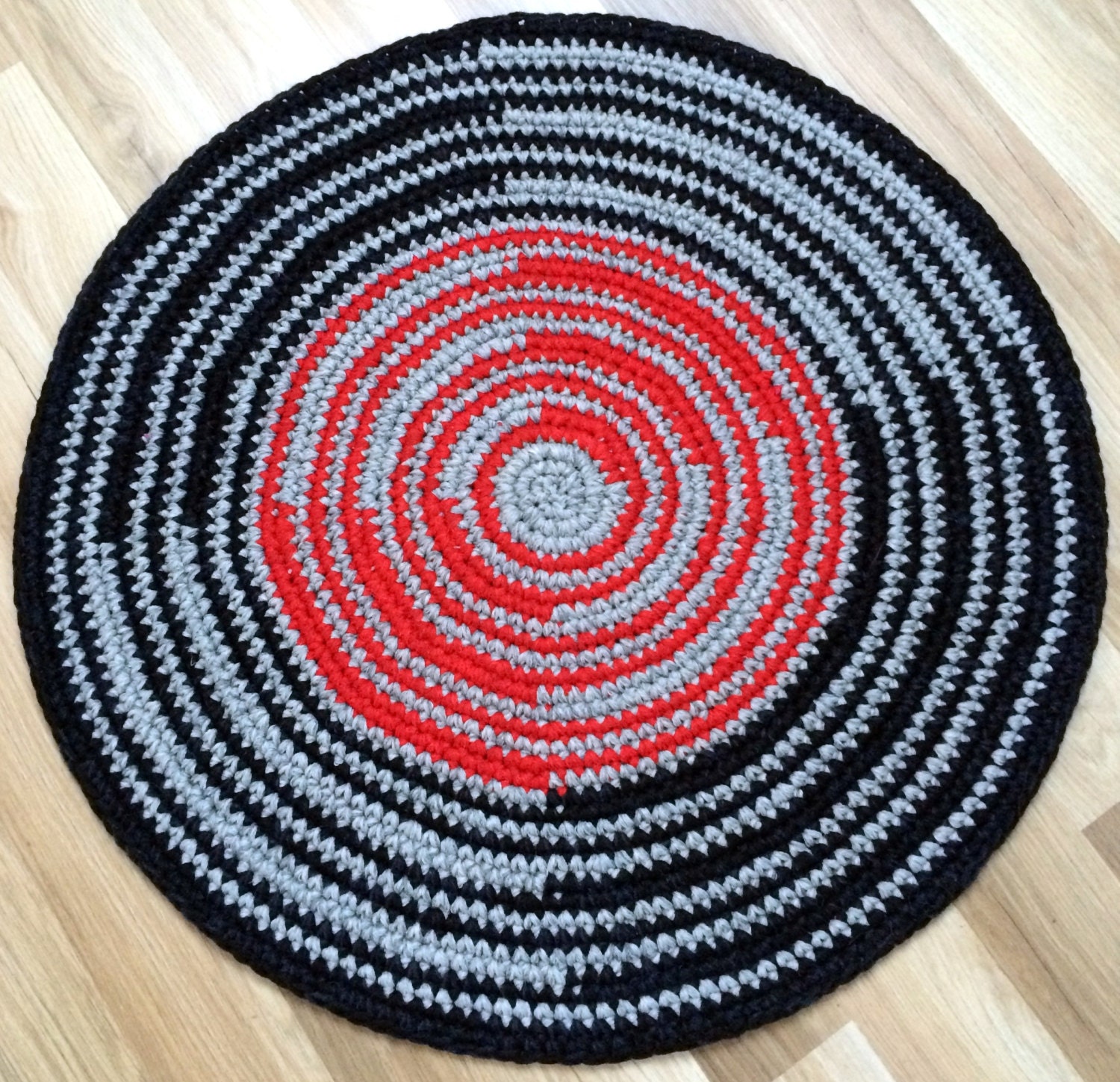 Beautiful NEW DESIGN Hand Crochet Rug With Geometrical | Etsy