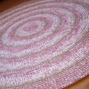 Cute Baby Girl's Rug in Pink Shades, MADE TO ORDER, Choose a Size - Etsy