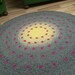 Cute Spotted Round Rug 50'' in Diameter Hand - Etsy