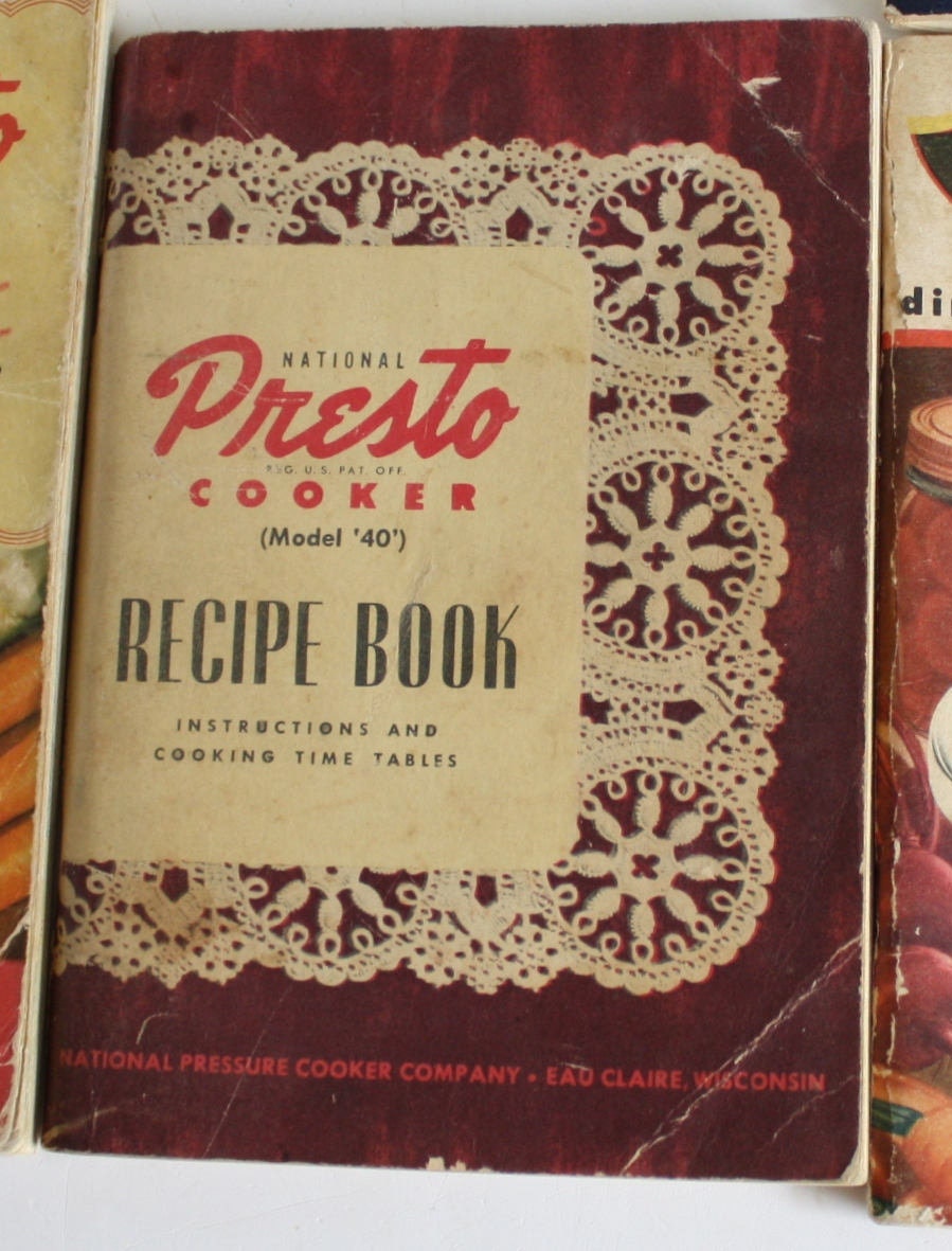 Mirro Pressure Cooker, Presto, Recipe Book / Instruction Manual ...