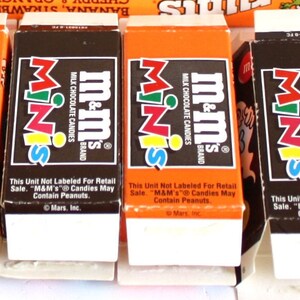 M&M's Candy Wrapper Boxes Nerds Candy Box 1990s Candy | Etsy