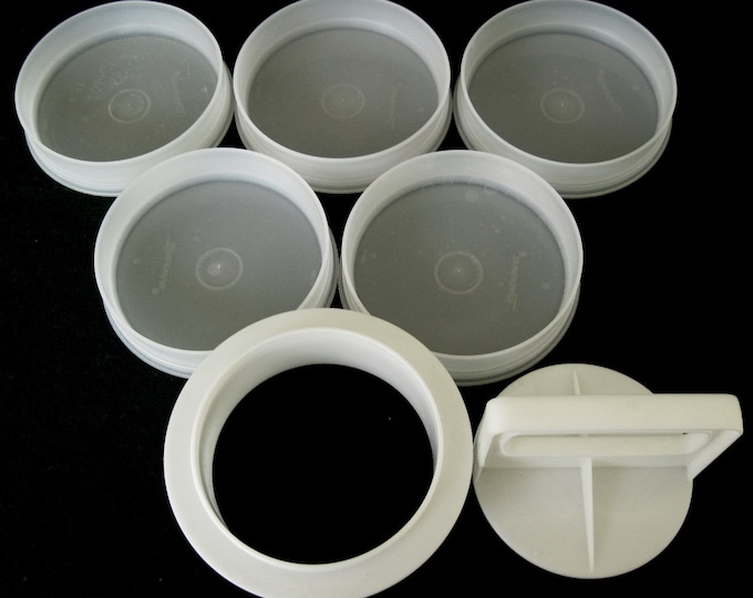 Tupperware 5" Hamburger Press Stack Freeze Keepers #1927 W/ Seal #1928 ...