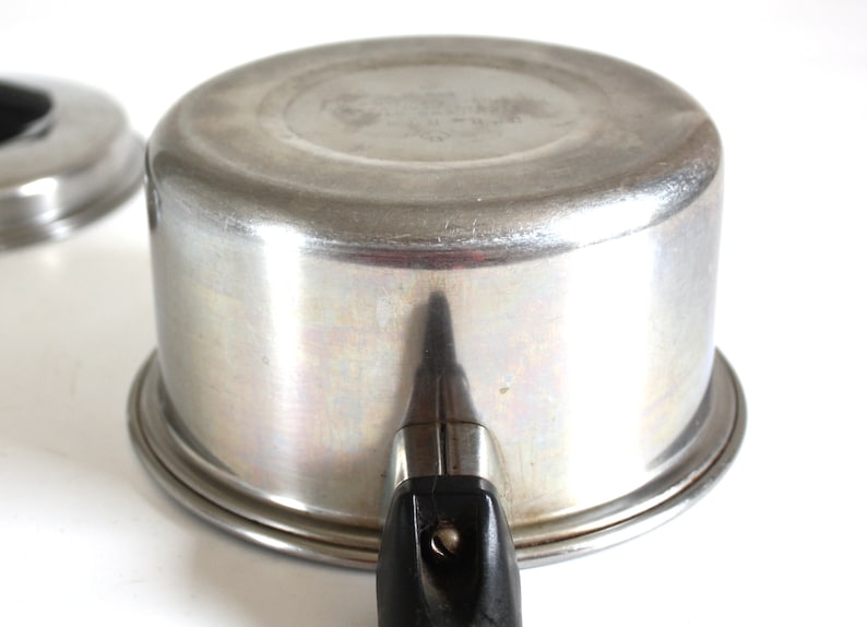 Ekco Flint Ware Cookware 1 1/2 Quart Saucepan Stainless | Etsy