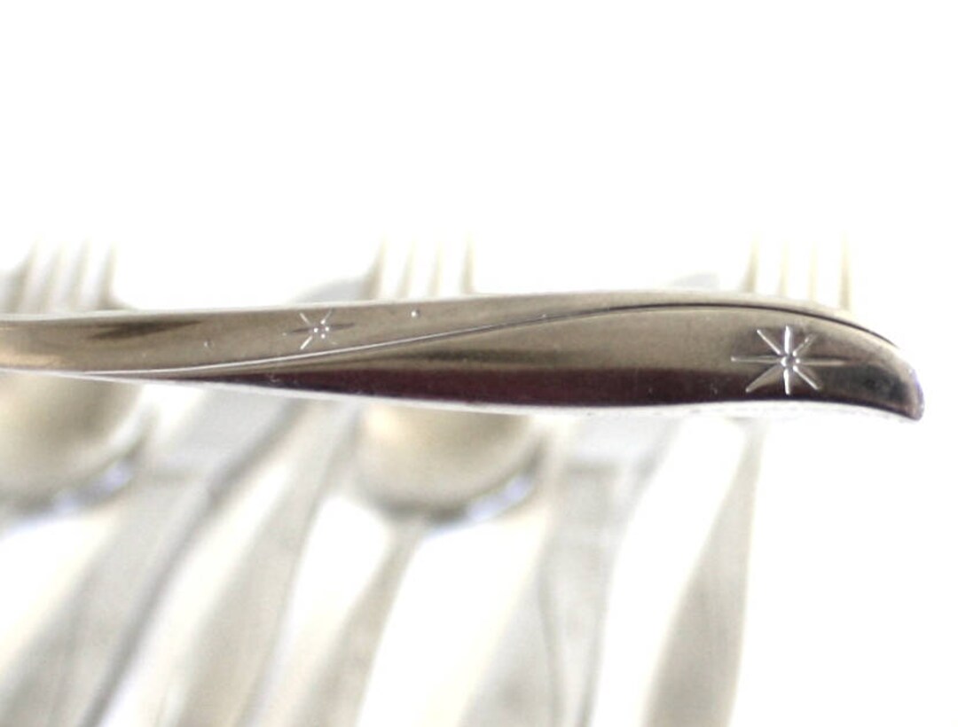 Oneida Twin Star Flatware Replacement Pieces, Atomic Starburst, Mid ...