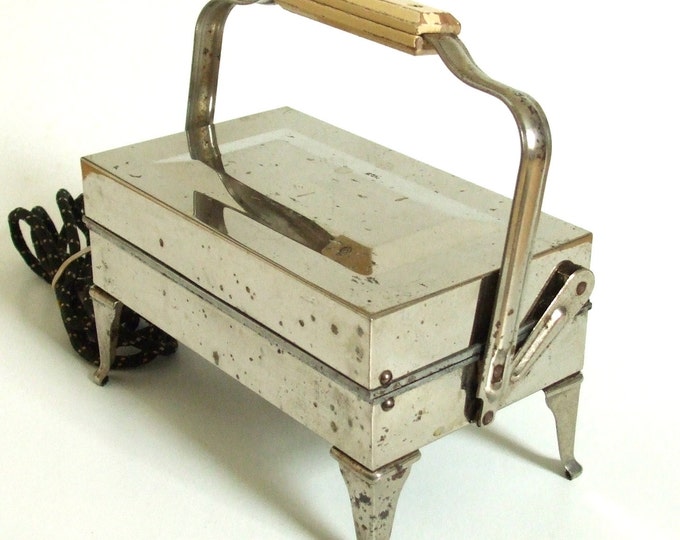 Antique Chrome Waffle Iron by Westinghouse Electric - Etsy