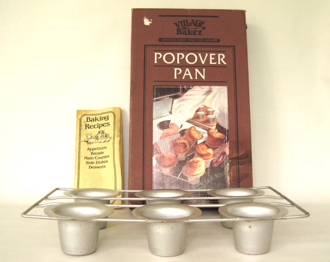 Village Baker Popover Pan Deep Muffin Tin (used) - Etsy