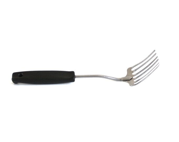 Metal Foley Fork, Pastry Blender, Kitchen Utensil, Black Handle - Etsy