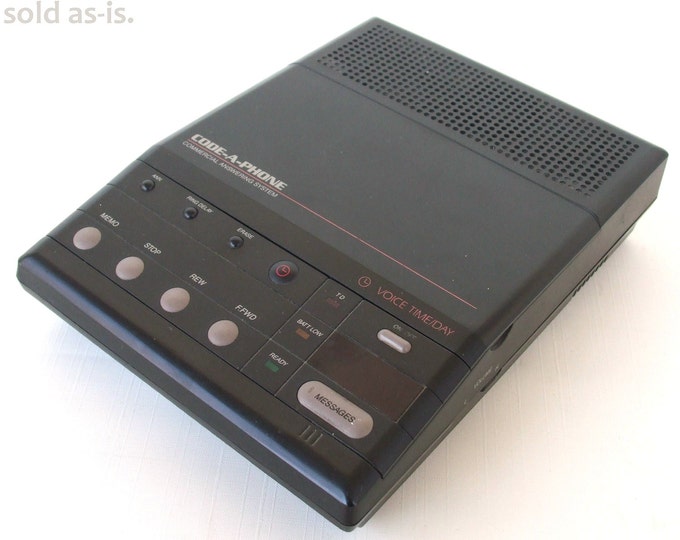 Code A Phone Answering Machine PVM7530 Micro Cassette Recorder ...