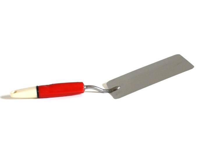 Vintage Ekcoline Spatula Kitchen Utensil Red White Bakelite Handle ...