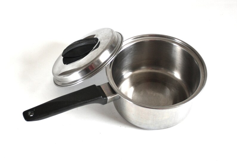 Ekco Flint Ware Cookware 1 1/2 Quart Saucepan Stainless | Etsy