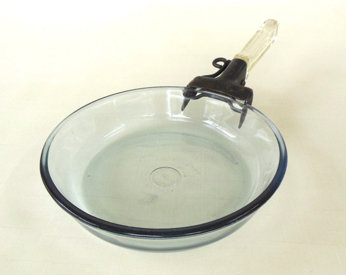 Pyrex Flameware Skillet Small 7 Fry Pan Glass Detachable Handle - Etsy