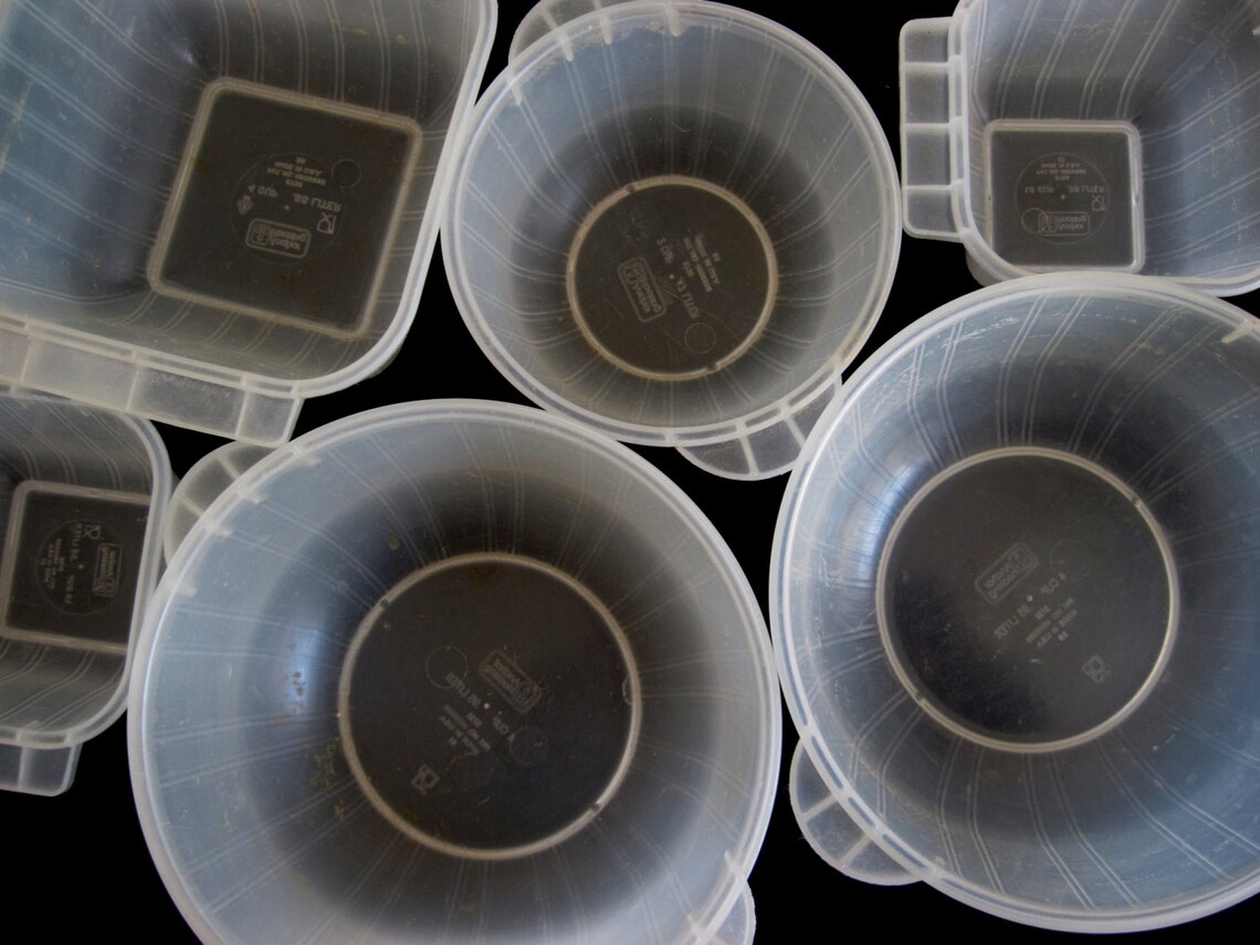 Anchor Hocking Plastic Container Replacement Lids or Bottoms, Microwave ...