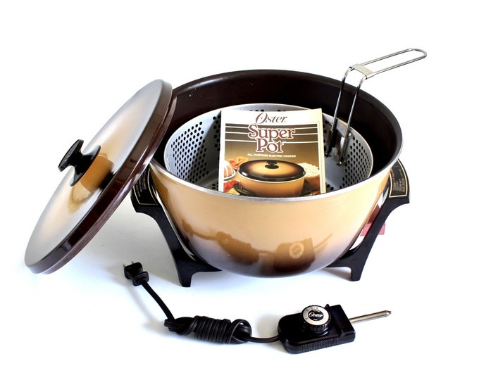 Oster Super Pot All Purpose Electric Cooker Used Etsy