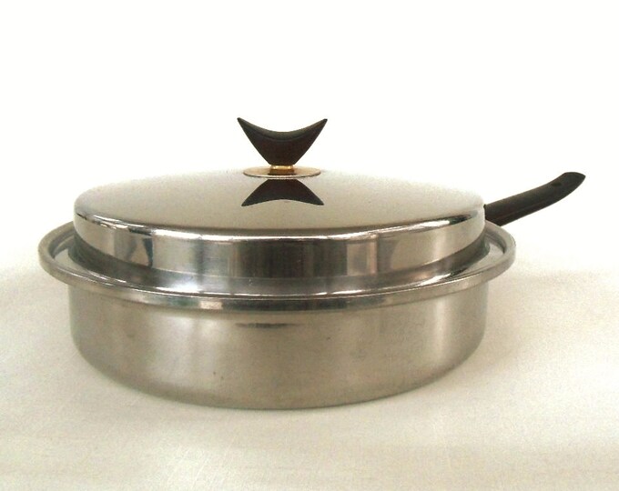 Wonder Ware Cookware Skillet 10" Frying Pan Manganese Stainless Steel ...