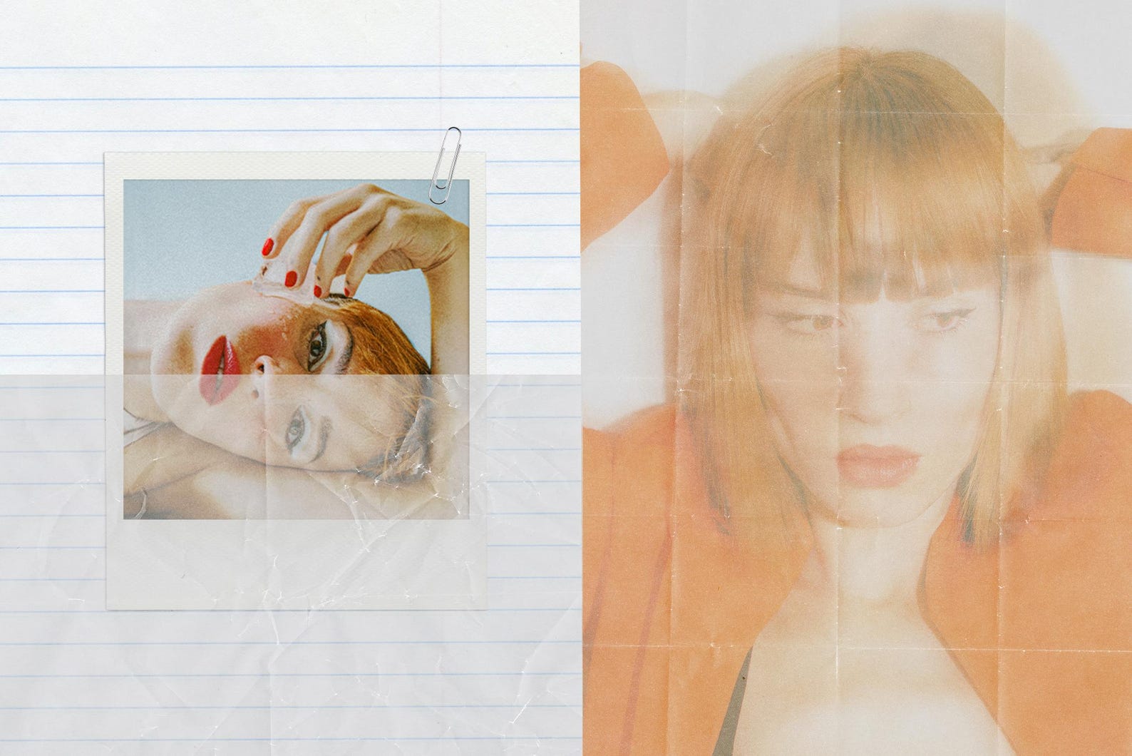 Tracing Paper Texture Overlays: Transparent Pngs for Design (digital ...
