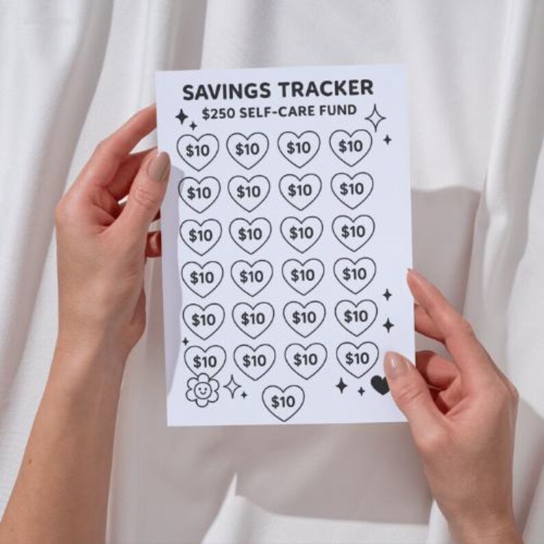 Printable Savings Challenge: Color-as-you-save Tracker Bundle (PDF) - Etsy
