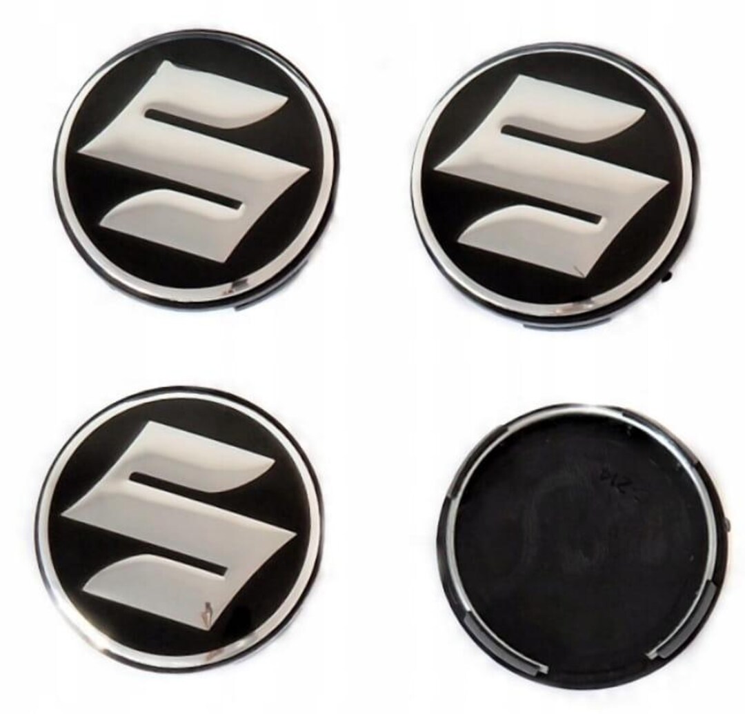Suzuki Hub Caps 59 Mm/55 Mm for Brock, CMS, Autec Alloy Wheels – 4 Pcs ...