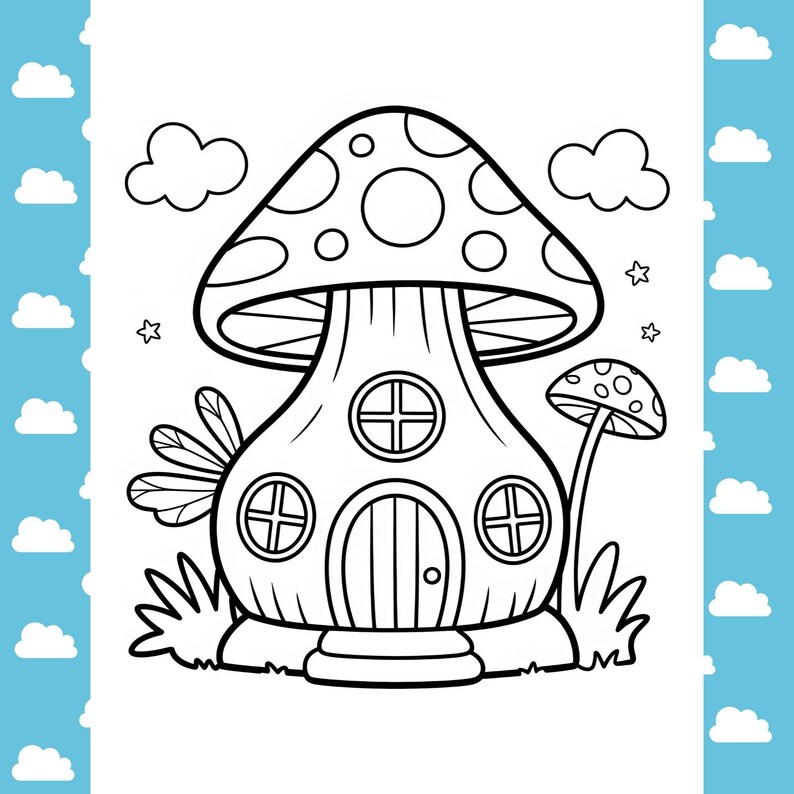 Kawaii Toys Coloring Pages, Cute Toy Coloring Pages for Kids, Kawaii ...