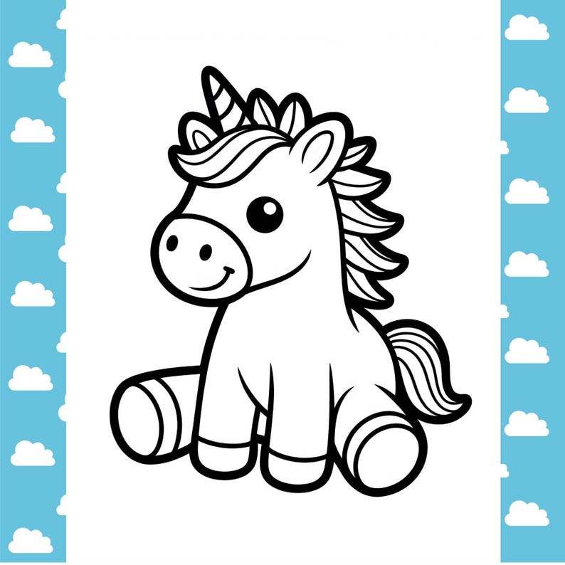 Kawaii Toys Coloring Pages, Cute Toy Coloring Pages for Kids, Kawaii ...