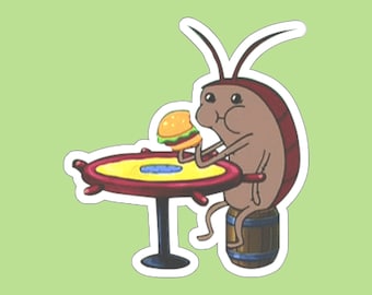 Cockroach Eating a Krabby Patty - Etsy