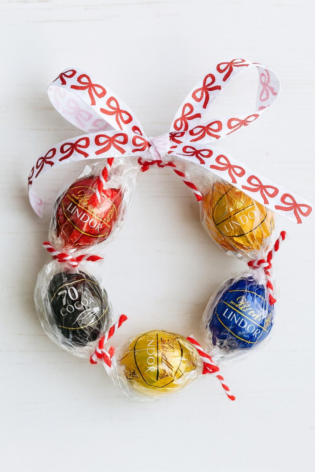 Mini Lindt Chocolate Christmas Wreath – Stocking Stuffer - Etsy