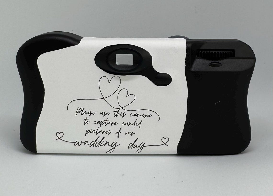 Kodak Disposable Camera Wrap Cover Sticker for Weddings - Etsy