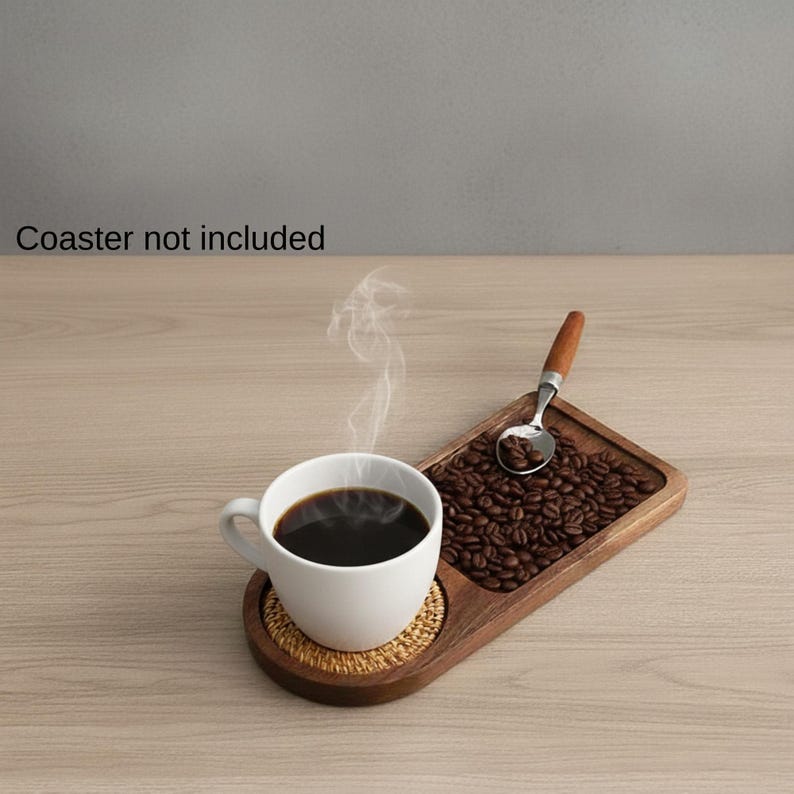 Handmade Solid Wood Coffee Mug Tray | Desk Organizer - Etsy