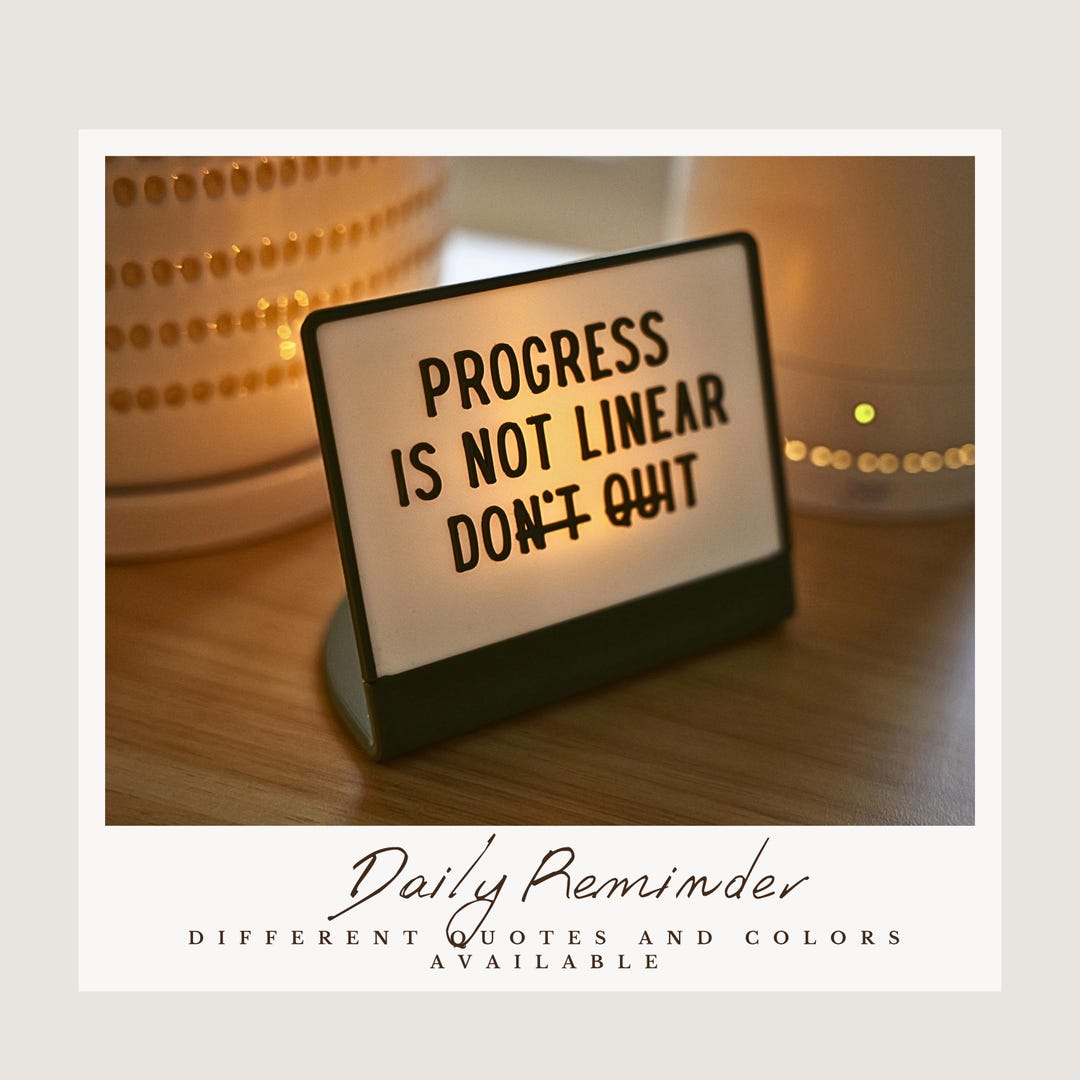 Motivational Desk Sign Inspirational Decor Office Decor Mindful Gift ...