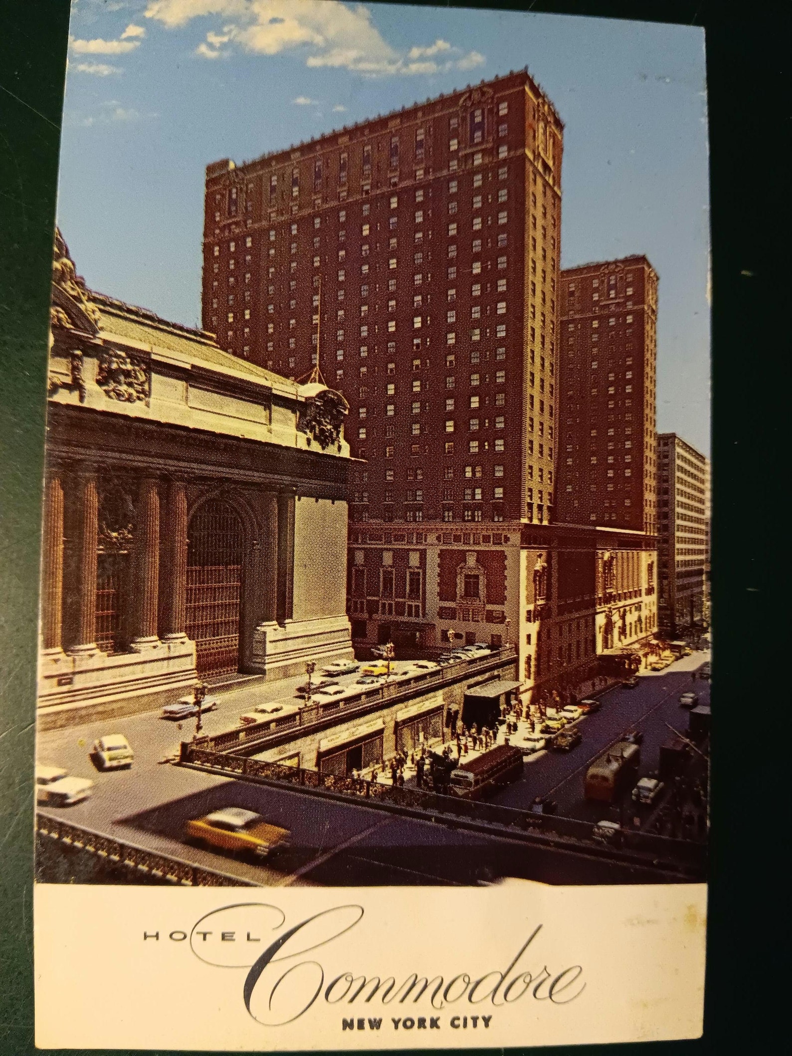 Hotel Commodore -new York City - Vintage Postcard - Etsy