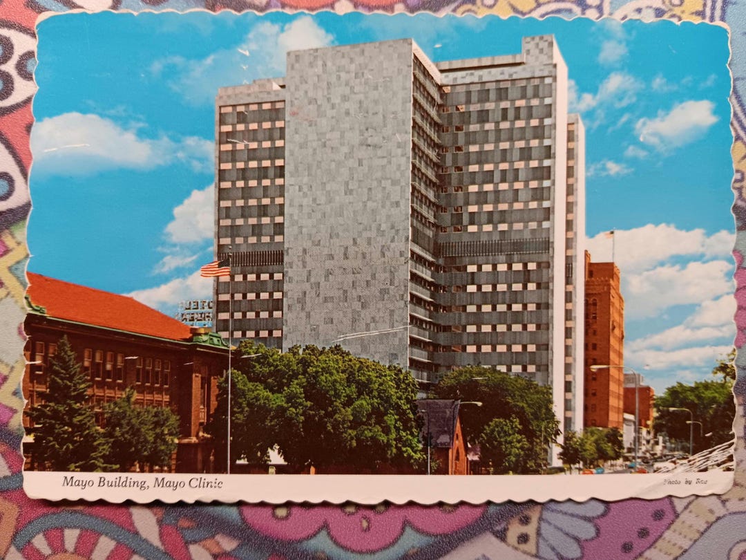 Mayo Building - Mayo Clinic - 1980 Vintage Postcard - Etsy