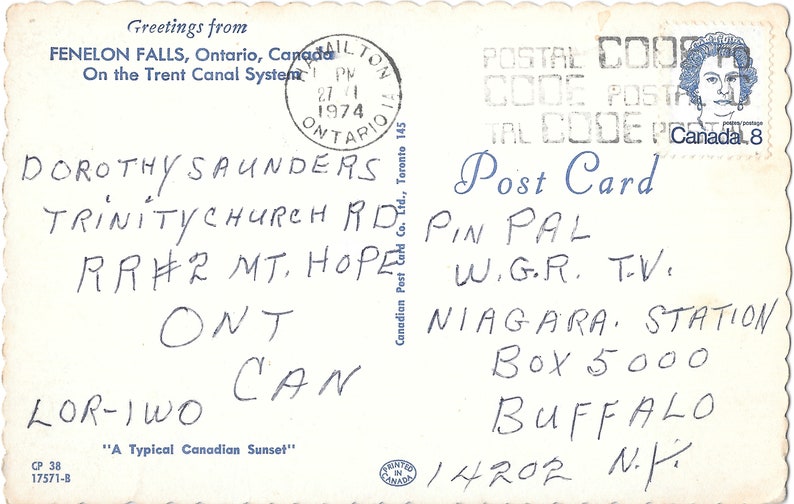 Fenelon Falls - Ontario, Canada on the Trent Canal System - 1974 ...