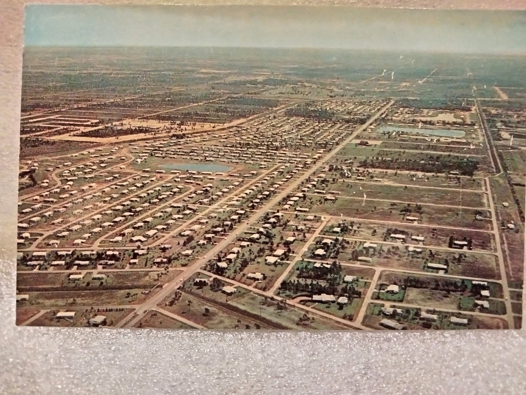 Aerial View of Leigh Acres, Florida - Vintage Postcard - Etsy