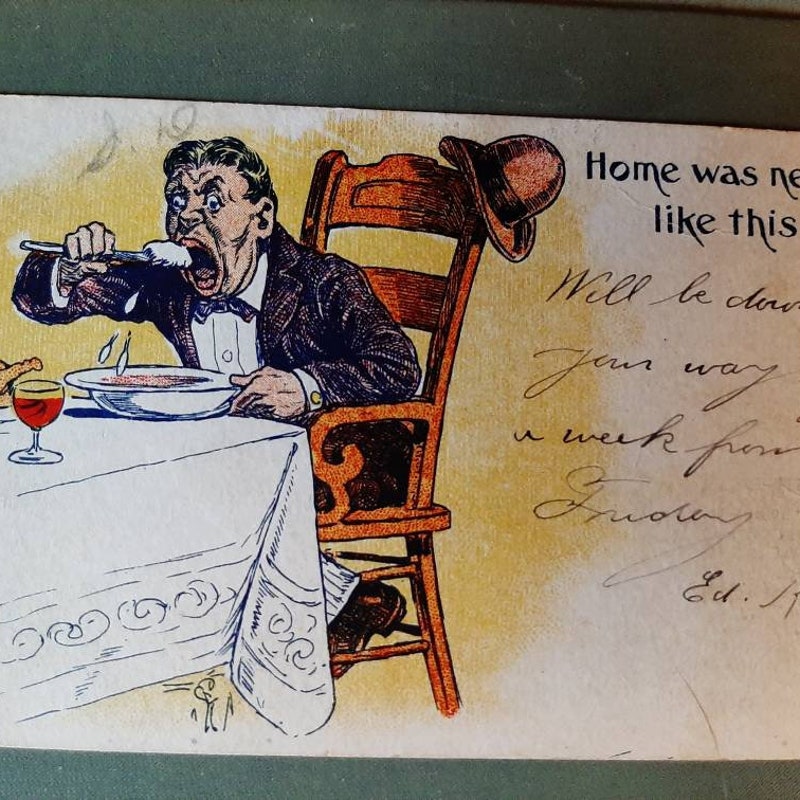 Vintage Postcards 1907 - Etsy