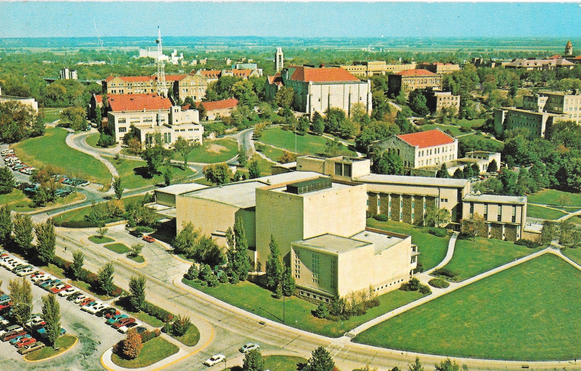 Murphy Hall University of Kansas Lawrence Kansas 1970 - Etsy