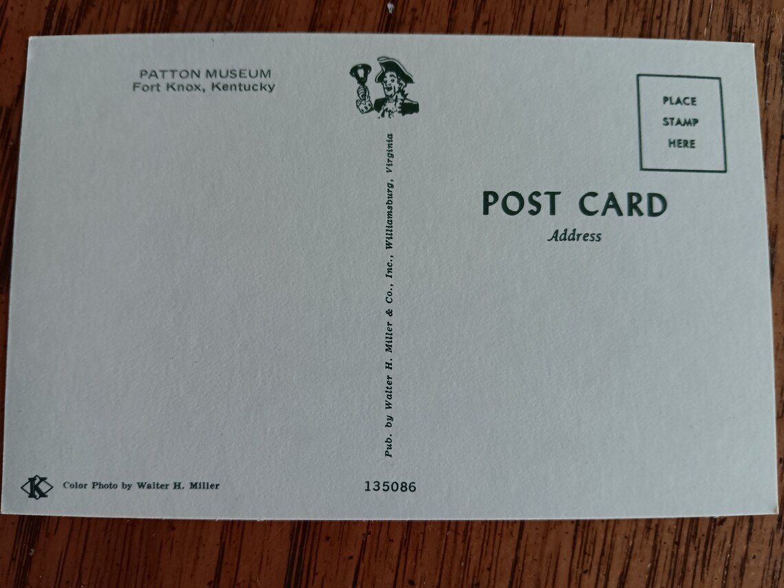 Patton Museum - Fort Knox, Kentucky - Vintage Postcard - Etsy