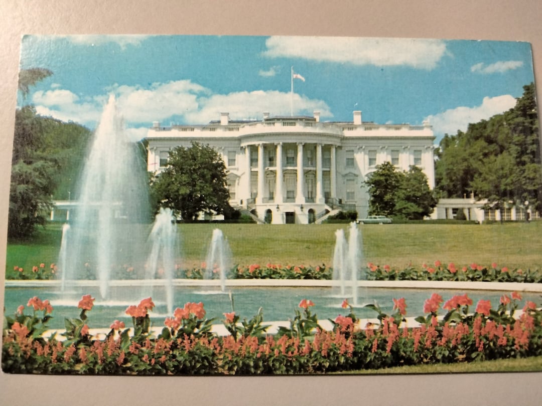 The White House - Washington, DC - Vintage Postcard - Etsy