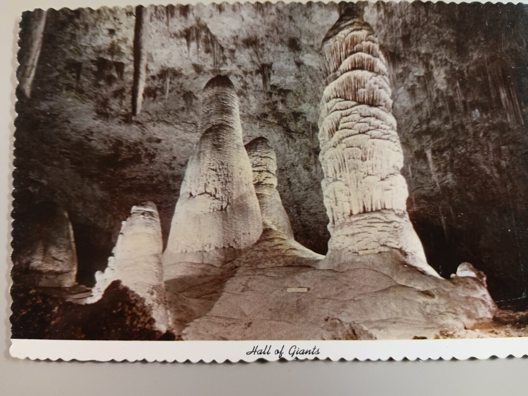Hall of Giants - Carlsbad Caverns National Park, New Mexico - Vintage ...