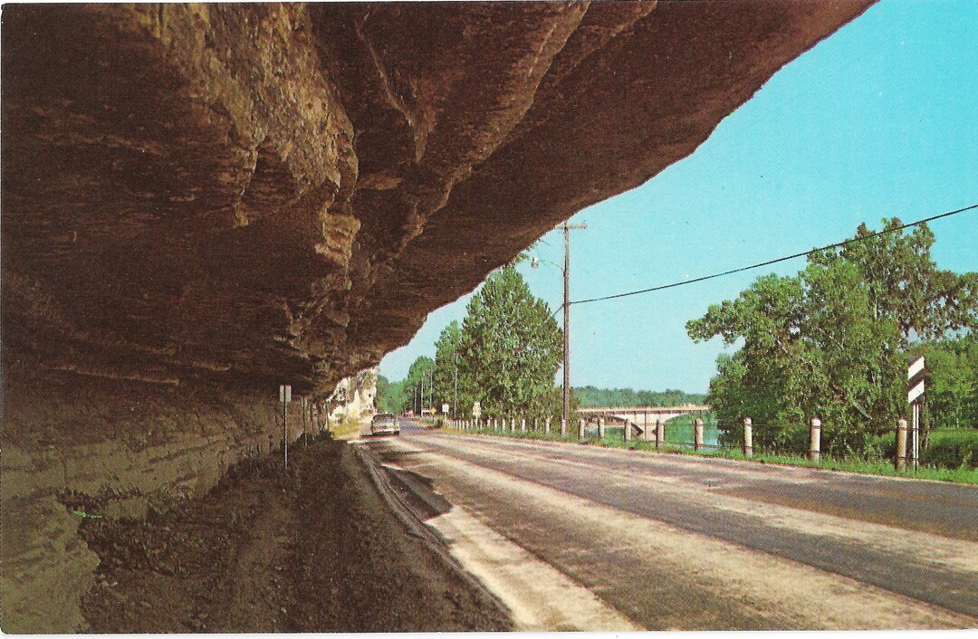 Famous Noel Bluffs - on the Prize Drive of the Ozarks - Vintage ...