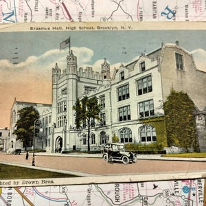 Erasmus Hall High School Brooklyn, New York 1922 Vintage Postcard - Etsy