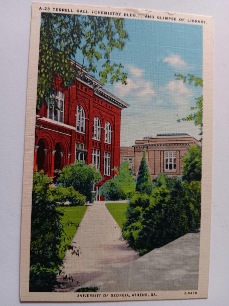 Terrell Hall - University of Georgia - Athens, Georgia - Vintage ...