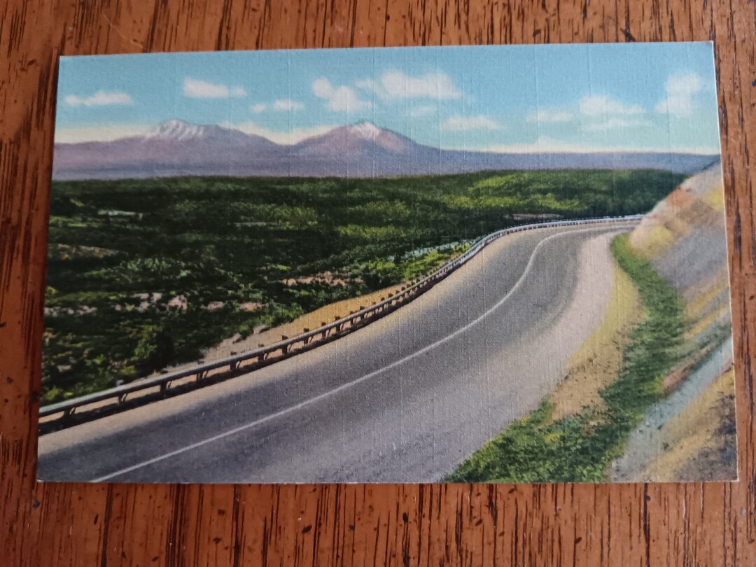 Top of Raton Pass - Showing Spanish Peaks - New Mexico-colorado State ...