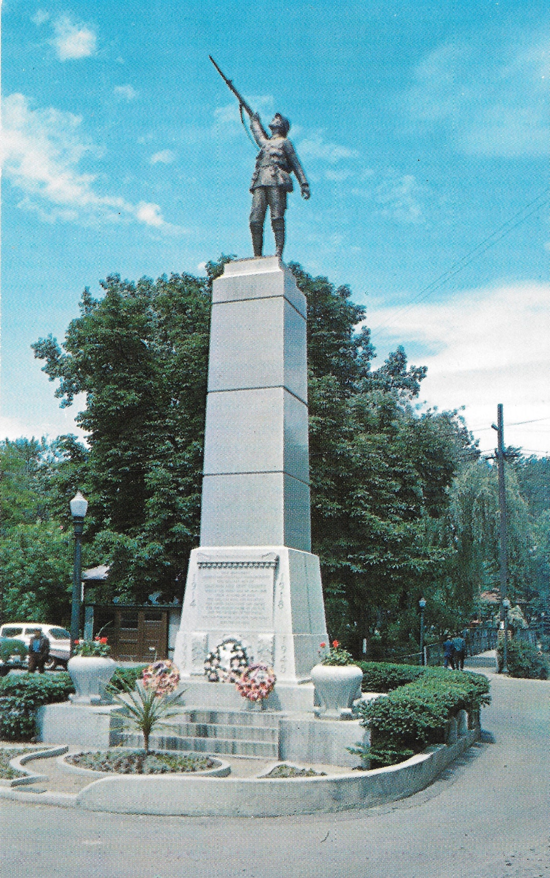 The Cenotaph - Chatham, Ontario, Canada - Vintage Postcard - Etsy UK