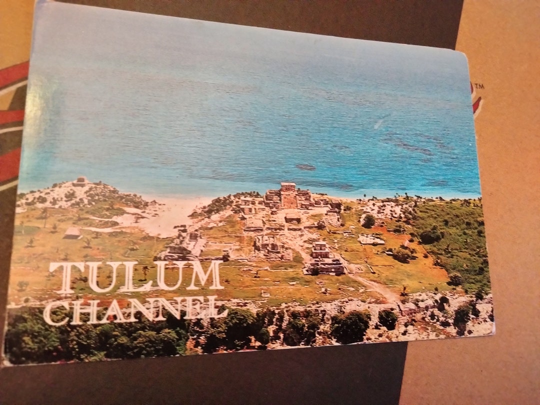 Tulum Channel - Cancun, Mexico - 1996 Vintage Postcard - Etsy