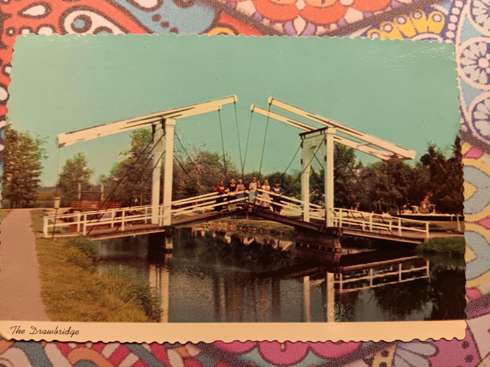 The Drawbridge - Windmill Island - Holland, Michigan - Vintage Postcard ...