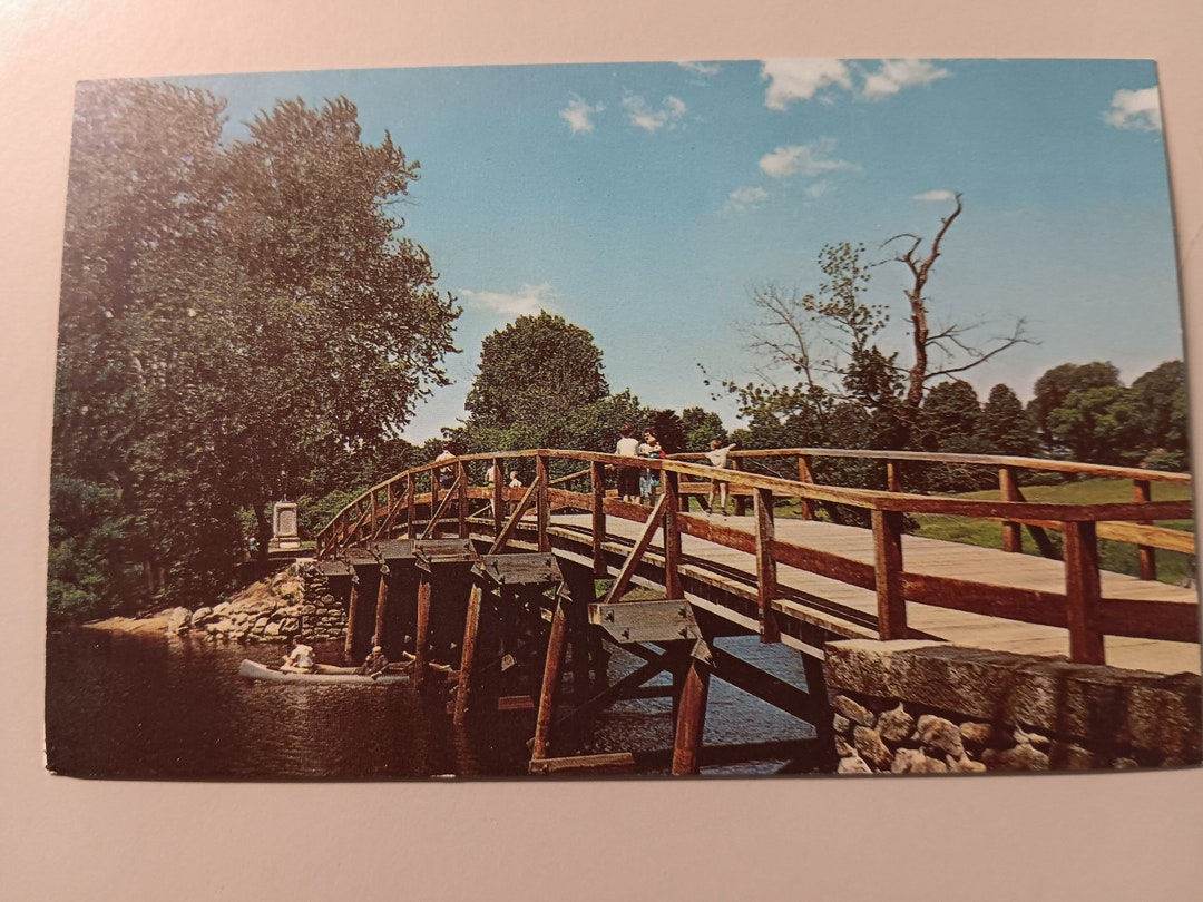 Famous Concord Bridge - Concord New Hampshire - Vintage Postcard - Etsy