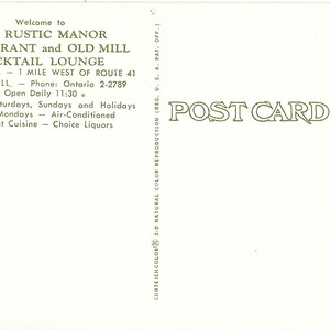 The Rustic Manor Restaurant & Old Mill Cocktail Lounge - Gurnee ...