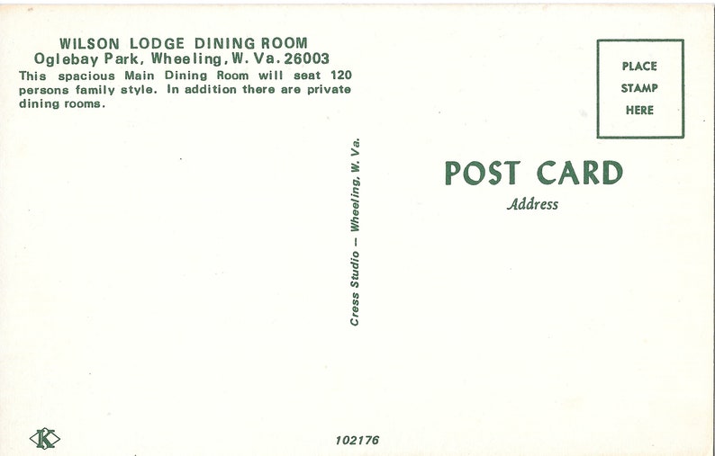 Wilson Lodge Dining Room - Oglebsy Park - Wheeling, West Virginia ...