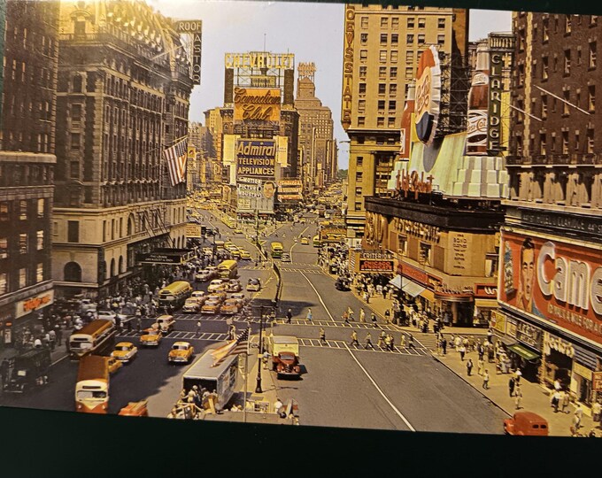 Times Square -crossroads of the World - New York City - Vintage ...